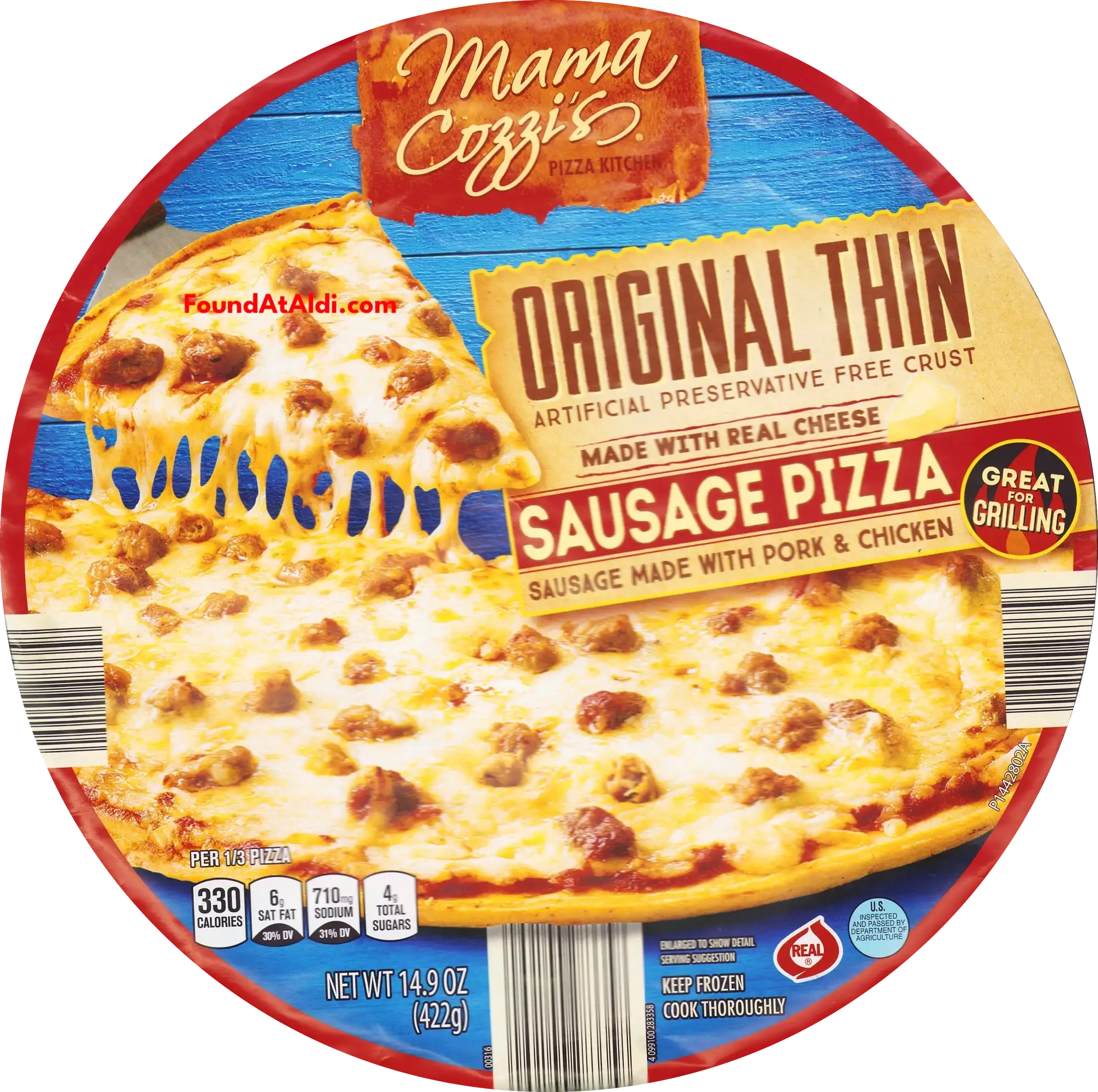 Mama Cozzi’S Biscuit Crust Sausage And Cheese Breakfast Pizza – GUVPI